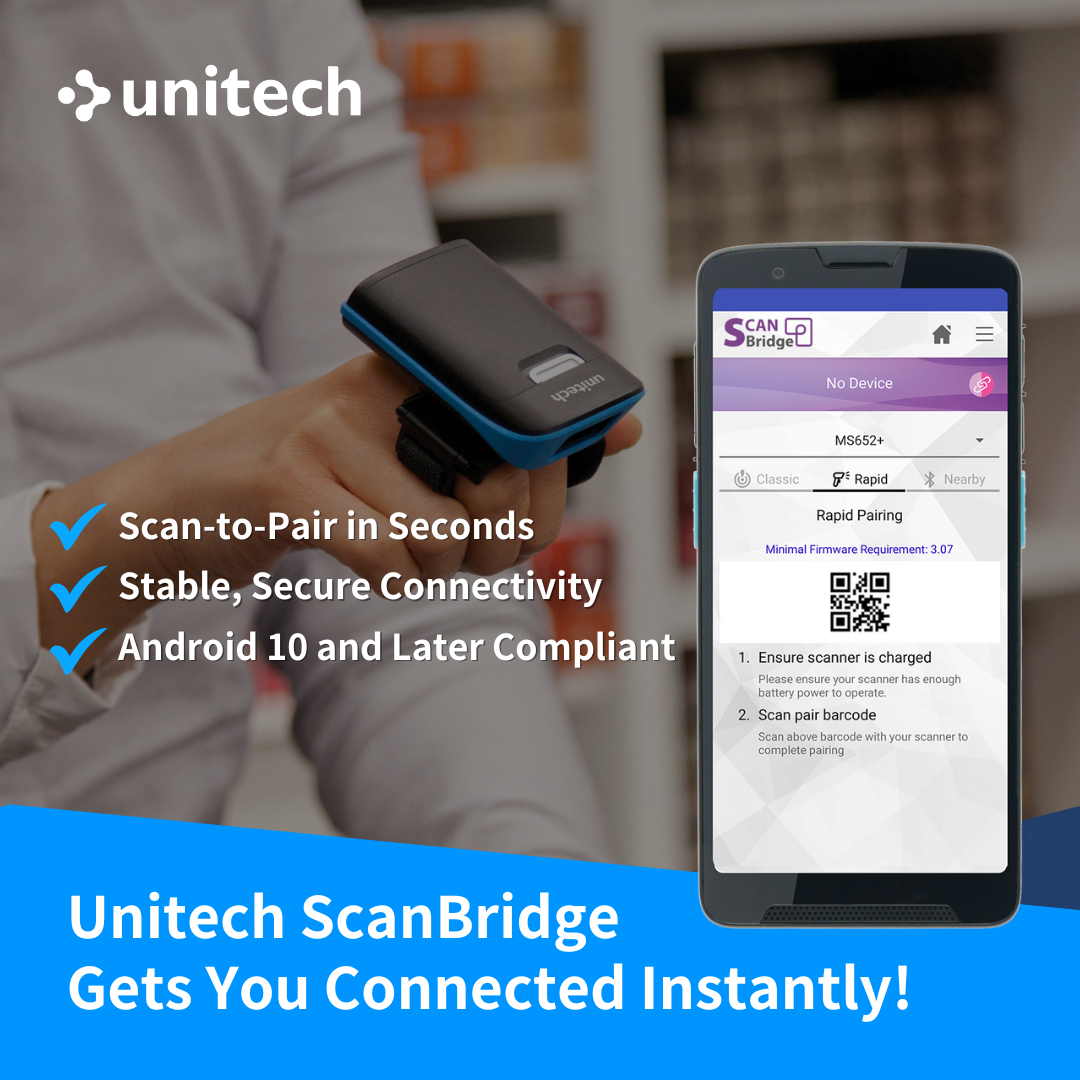 Newsroom｜Rapid Bluetooth Pairing for Android – Unitech ScanBridge Gets You Connected Instantly ...